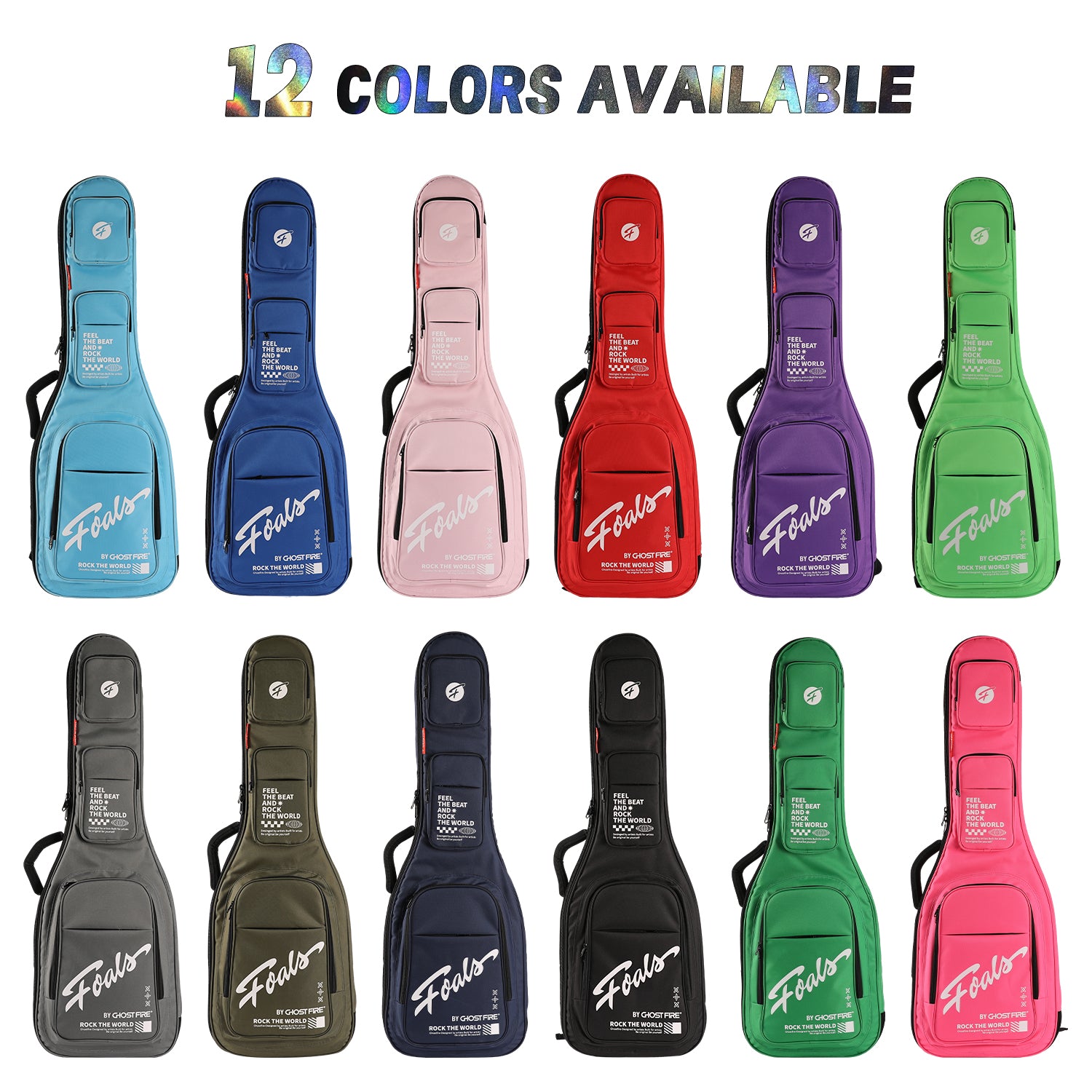 FOALS/GHOSTFIRE Dream Bubble Series Electric Guitar Gig Bag - Colorful ...