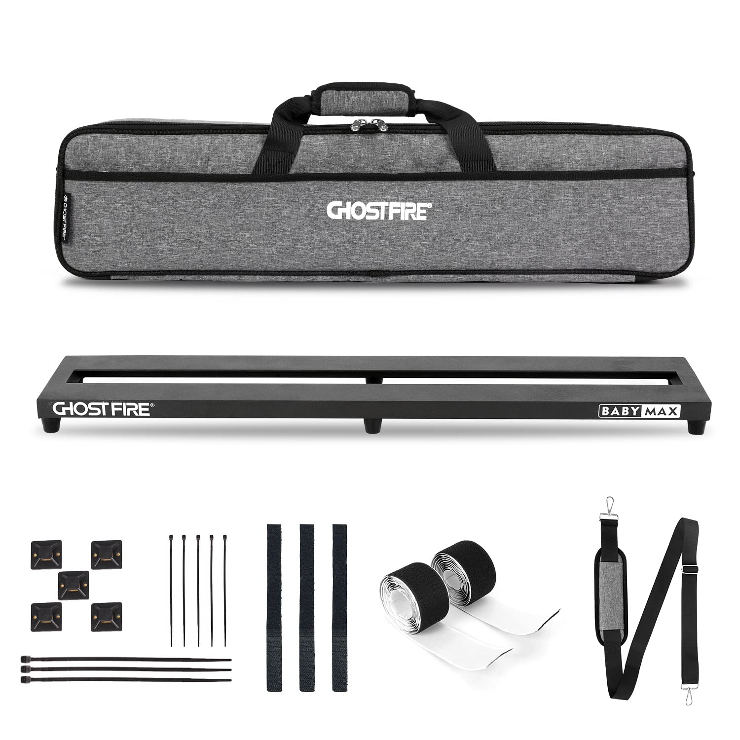 Ghost Fire Guitar Pedal Board Aluminum Alloy 2.16lb Effect Pedalboard ...