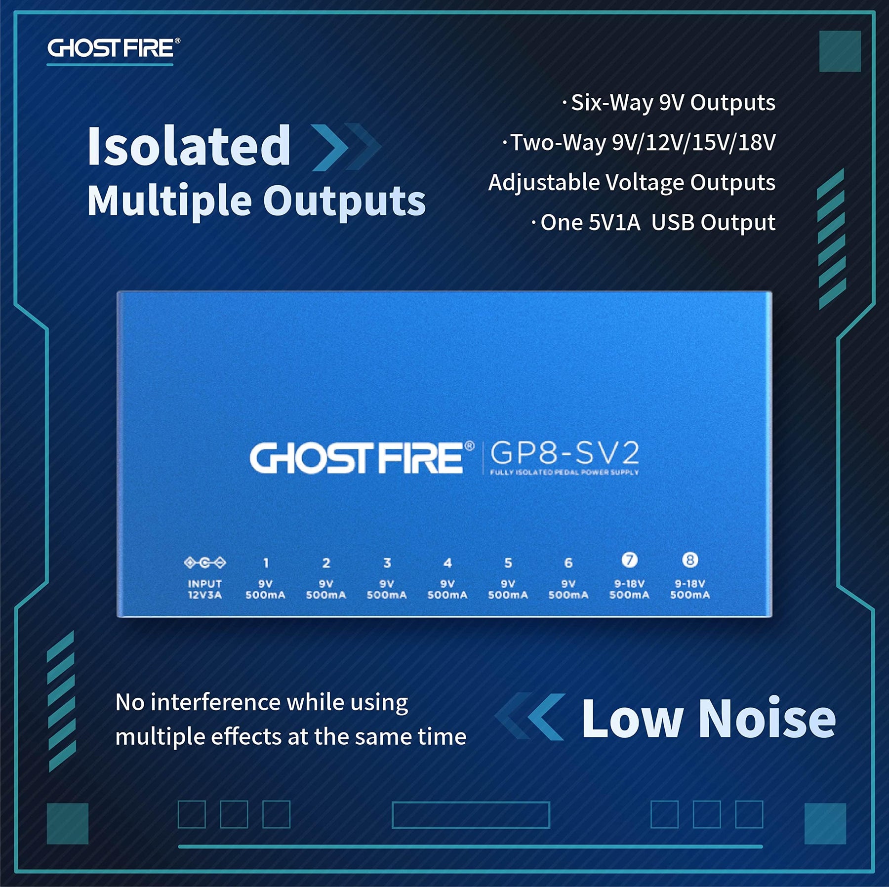 🎁Halloween Exclusive: Limited Time 49% OFF🔥Ghost FIRE GP8-SV2 8-Output – Ghost Fire Audio