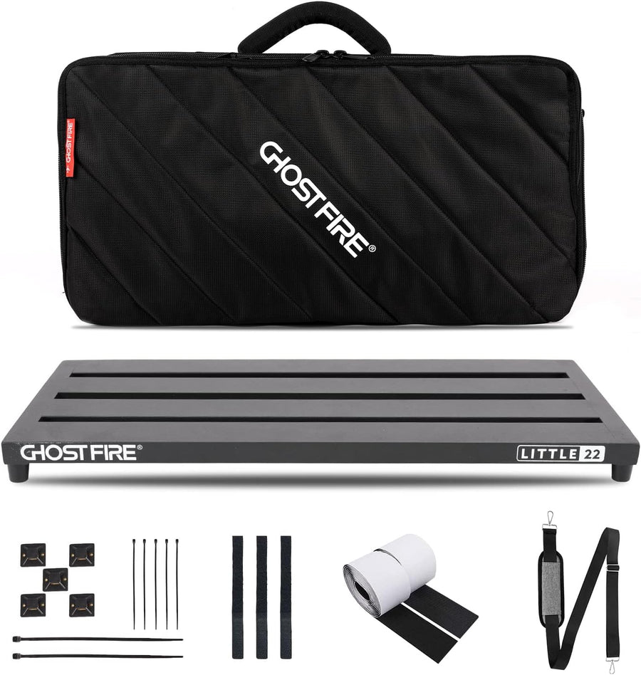Ghost Fire Guitar Pedal Board Aluminum Alloy Effect Pedalboard with Ca ...